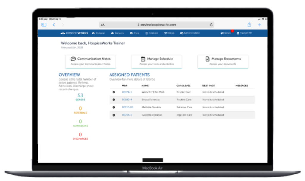 HospiceWorks: Hospice Software & Revenue Cycle Management